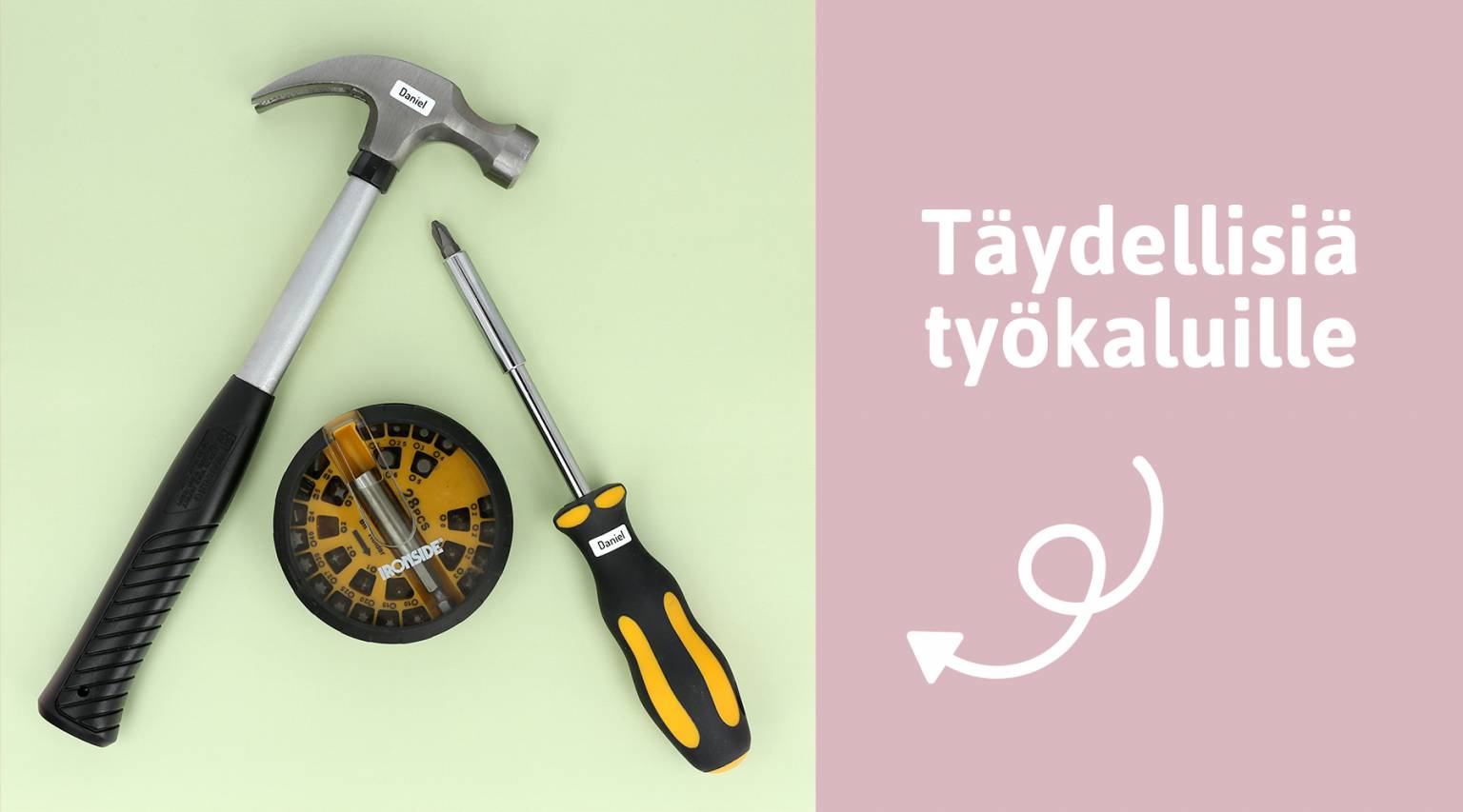 Nimilaput aikuisille – tavaroiden nimikointi – Ikioma Nimilappu