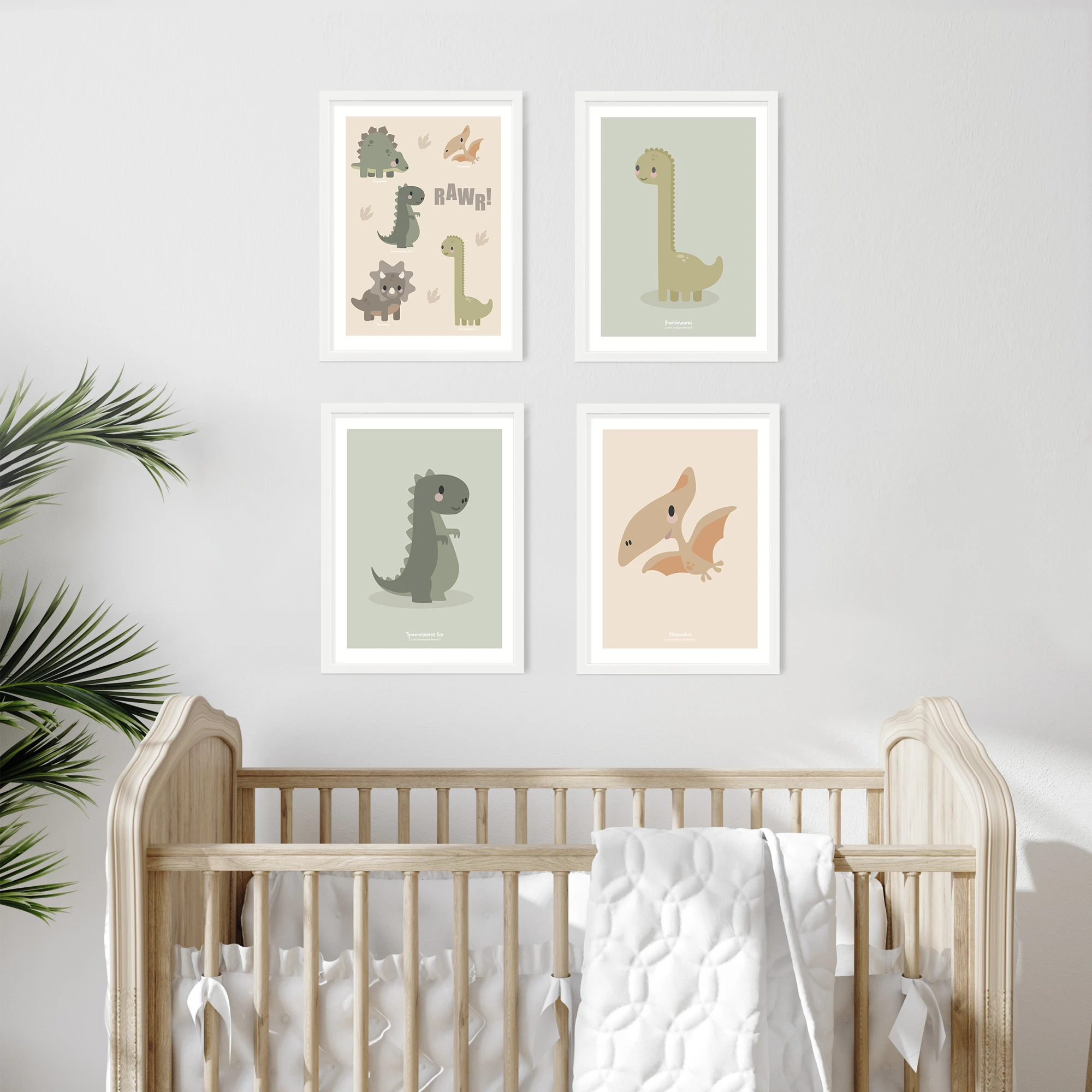 Dinosaurus-julisteet | Taianomainen lastenhuone